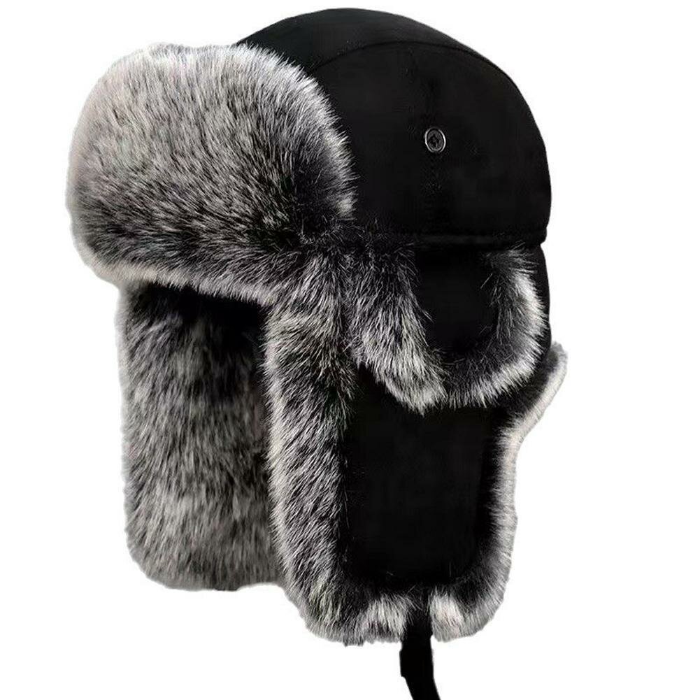Unisex Ear-protecting Winter Hat, Northeast Cotton Thickened Hat, Hat, Hat Outdoor Ski D5Y7