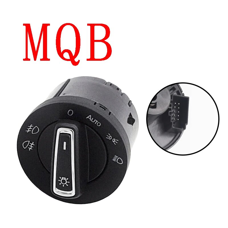 Автоматический светильник с ручкой выключателя света для VW Golf 7 MK7 Polo New Tiguan Touran T-Roc Tarraco Transporter 5G0941431B 431BF MQB Only Switch