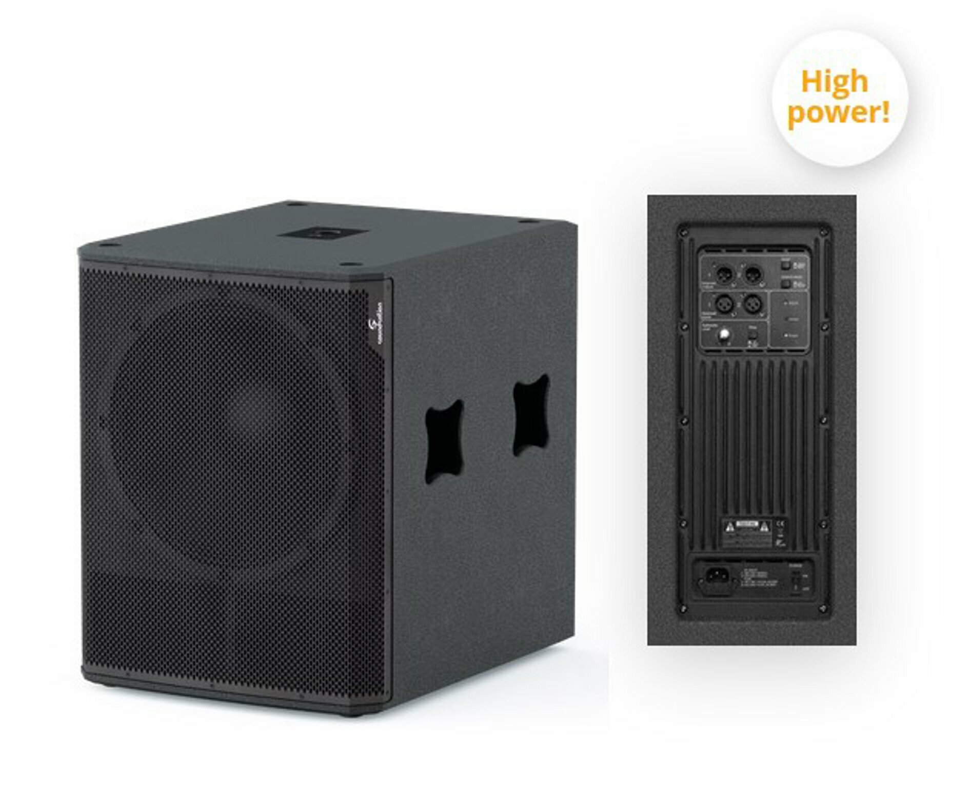 Hyper-Bass-15-Pro Сабвуфер активный, 1000Вт, 130 дБ, SoundSation