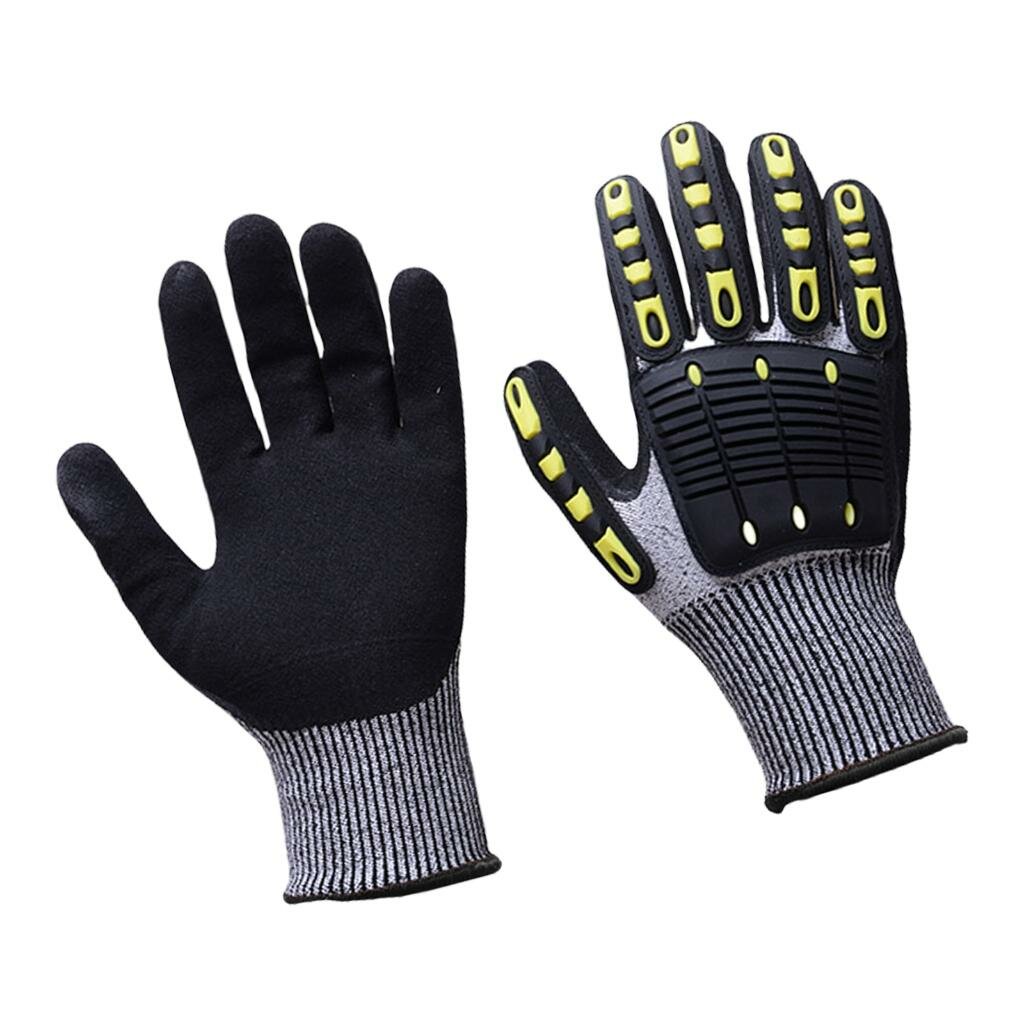 Перчатки-митенки защитные, 2 шт, L