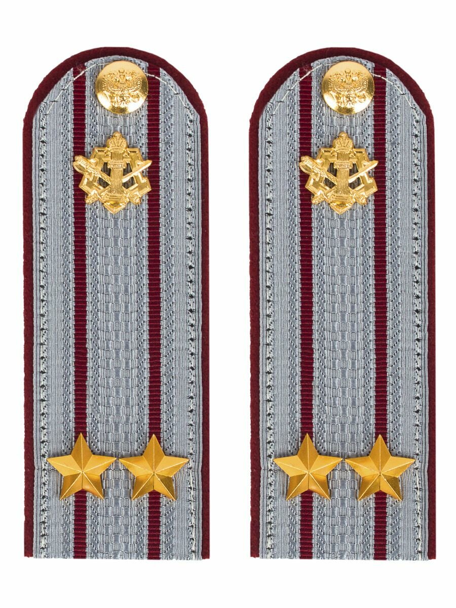 Погоны фсин на рубашку картон (в сборе) укомплектованные с фурнитурой звание Подполковник