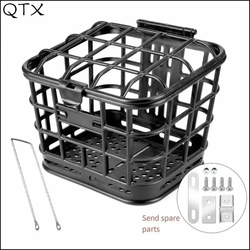 Уникальная корзина передняя с крышкой для электровелосипеда