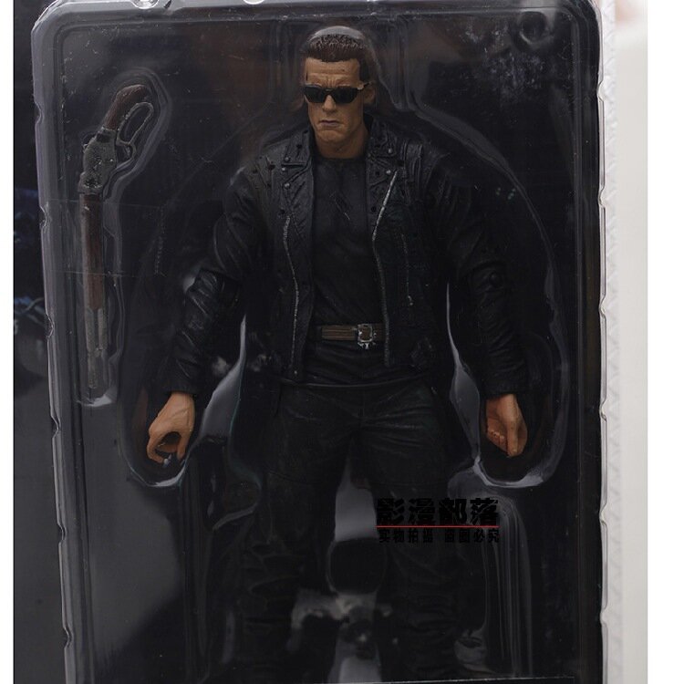 NECA 7-дюймовый Терминатор 2 T800 Шварценеггер металлический скелет версия подвижная фигурка куклы модель
