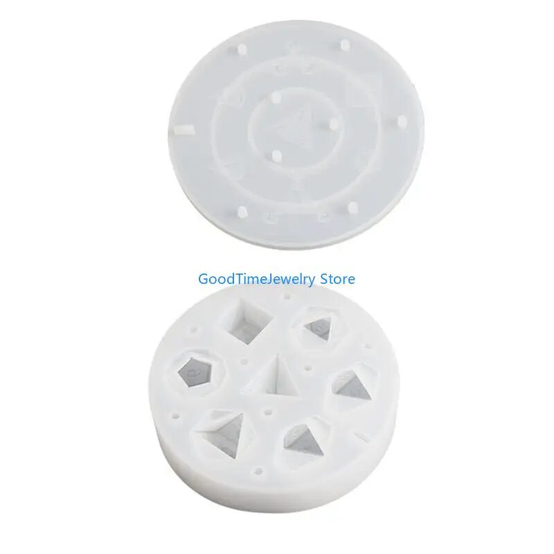 Силиконовая форма для отливки кубиков 7 форм for Dice mold