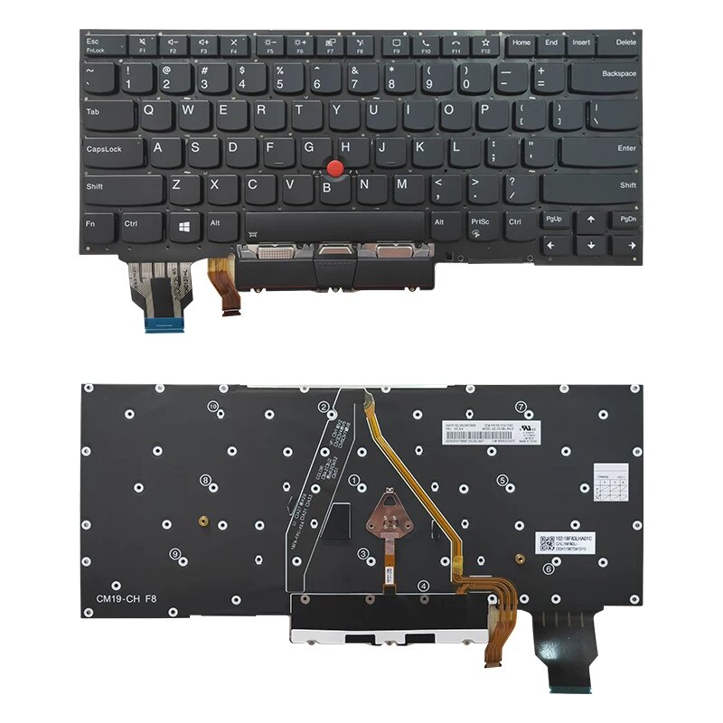 Клавиатура X1C подходит для Lenovo ThinkPad X1 Carbon, YOGA 2-го, 3-го, 4/5/6/7-го поколения, 8-го поколения. X1 YOAG