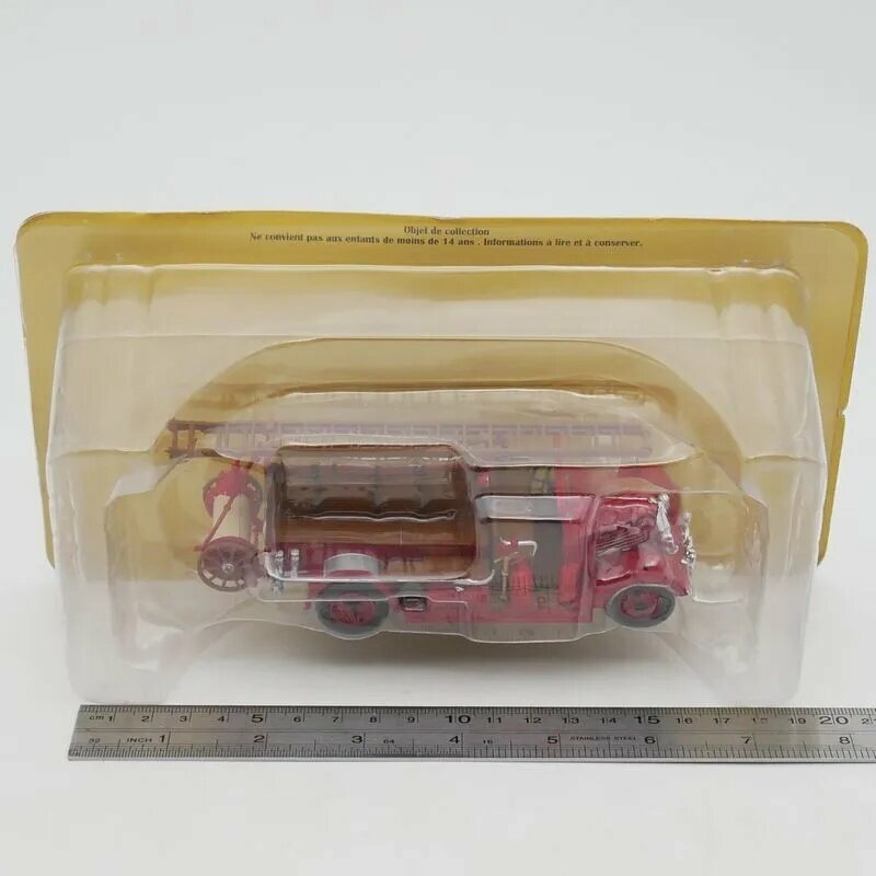 Ixo 1:43 Renault ADK Французская пожарная машина Литая модель автомобиля Коллекционная игрушка