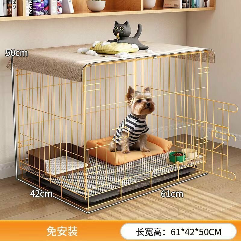 Клетка для собак малых и средних пород с туалетом, клетка для собак Тедди, клетка для домашних животных, домик для собак, клетка для кошек, клетка для кроликов, клетка для кур