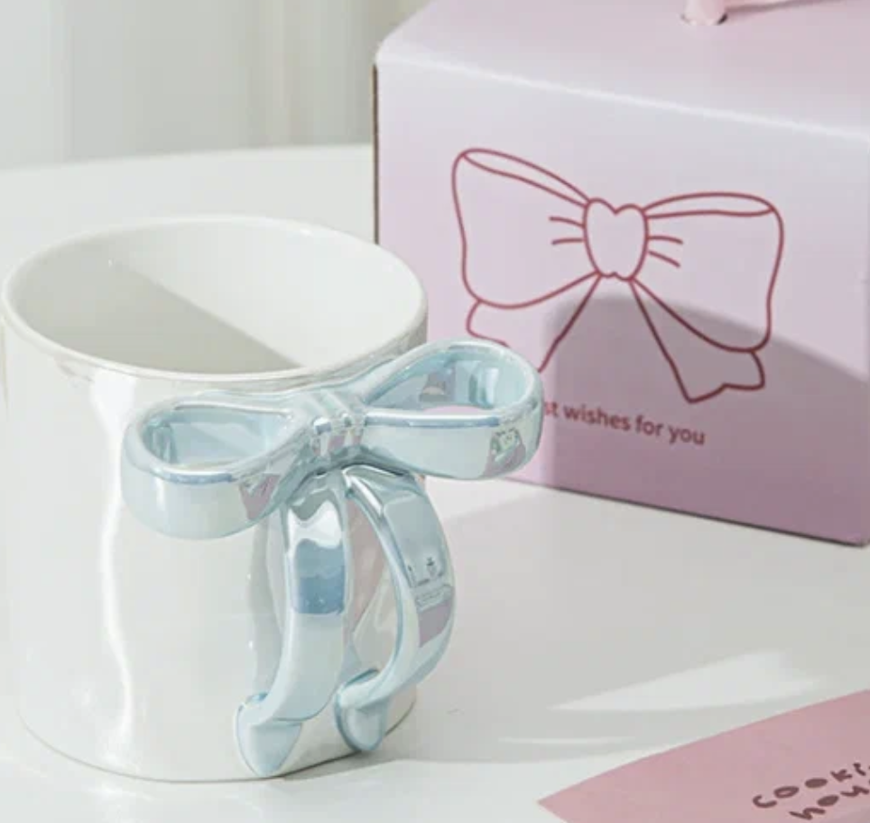 Керамическая чашка в подарок на день рождения, 300 мл, синяя