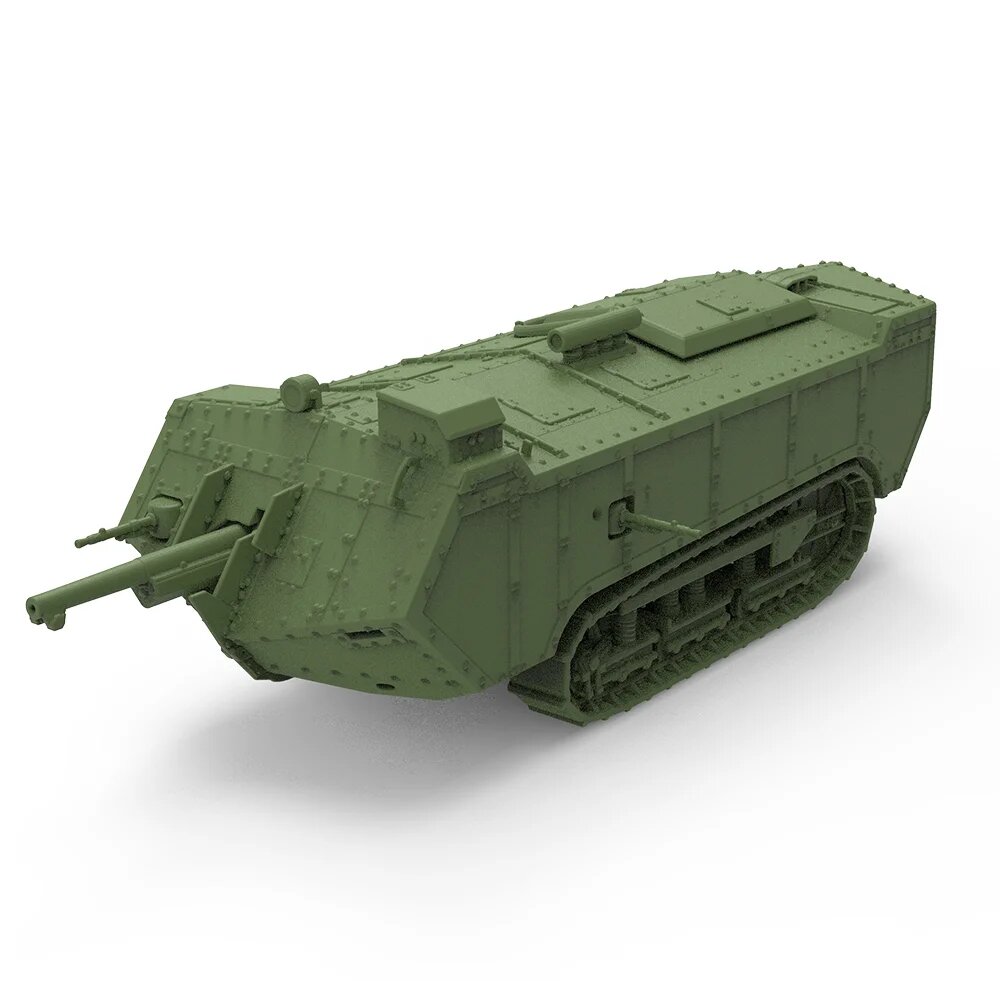 Модель танка Char d'assaut «Saint-Chamond» WarGaming 1/56, 1/72, 1/100 20mm 72 scale