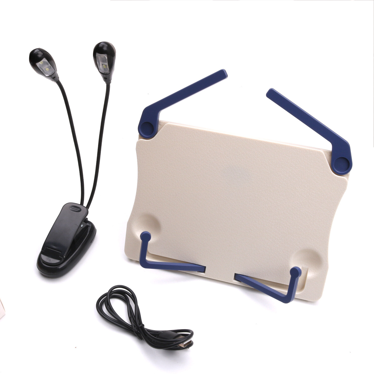 Свет для чтения, свет для нот, набор подставок для нот, двойная стойка, свет для чтения, USB, батарея, двойное использование, аксессуары для музыкальных инструментов