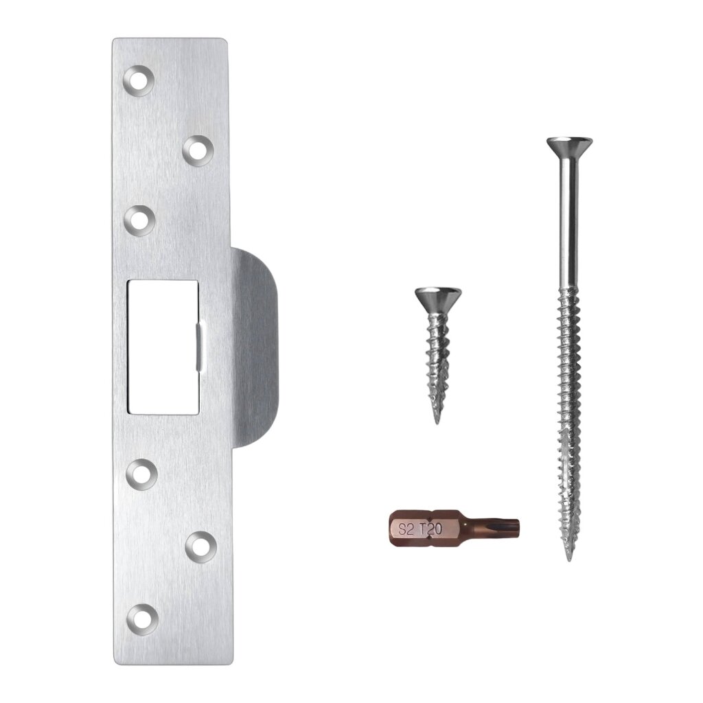 Ластовица дверной защелки 2-серебристый