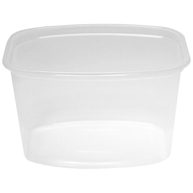 Контейнеры одноразовые OfficeClean 750мл, набор 100шт, без крышек, 138*102*91мм, ПП, прозрачные