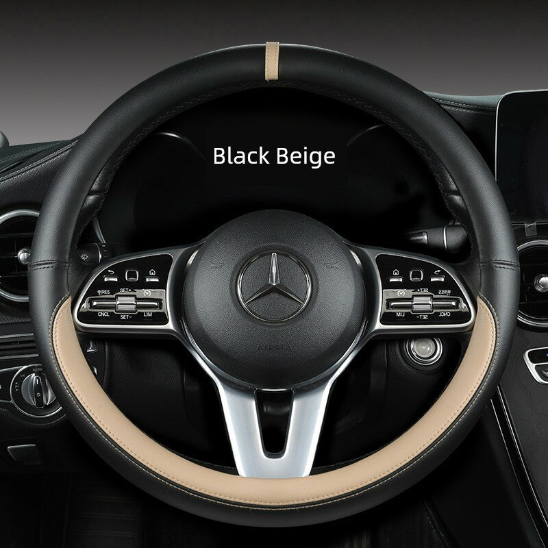 Чехол на руль из кожи Наппа, нескользящий, впитывающий пот, ультратонкий чехол на руль для мужчин и женщин, новый