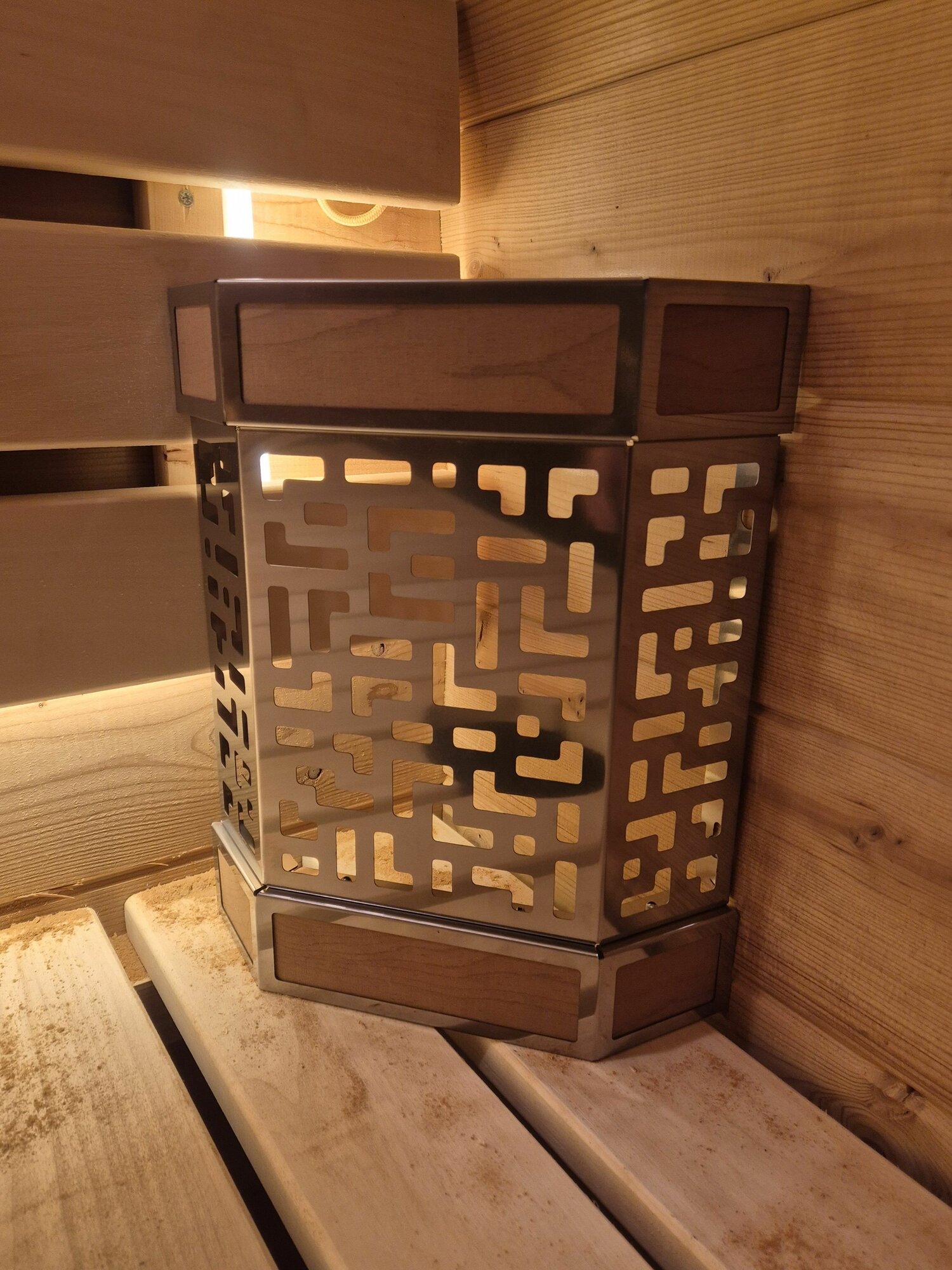 Абажур для бани угловой Тетрис 2шт модель 222