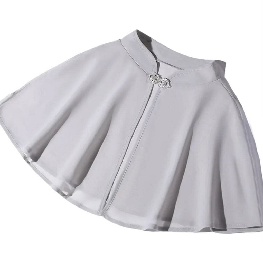 Винтажный плащ для весеннего коктейльного платья, Серый