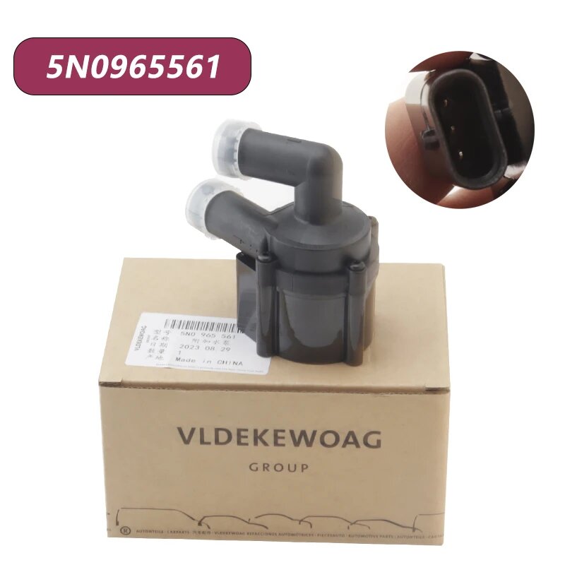 Электрический вспомогательный насос охлаждающей воды 5N 0965561 Для VW Golf Jetta Passat Beetle EOS Tiguan Touran Audi A3 Q3 A4 B7 A6