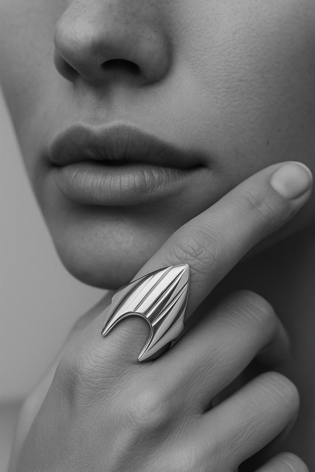 Перстень, серебро, 925 проба, родирование