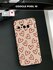 Черный матовый чехол на Google Pixel 10 / Гугл Пиксель 10 с принтом Little heart...