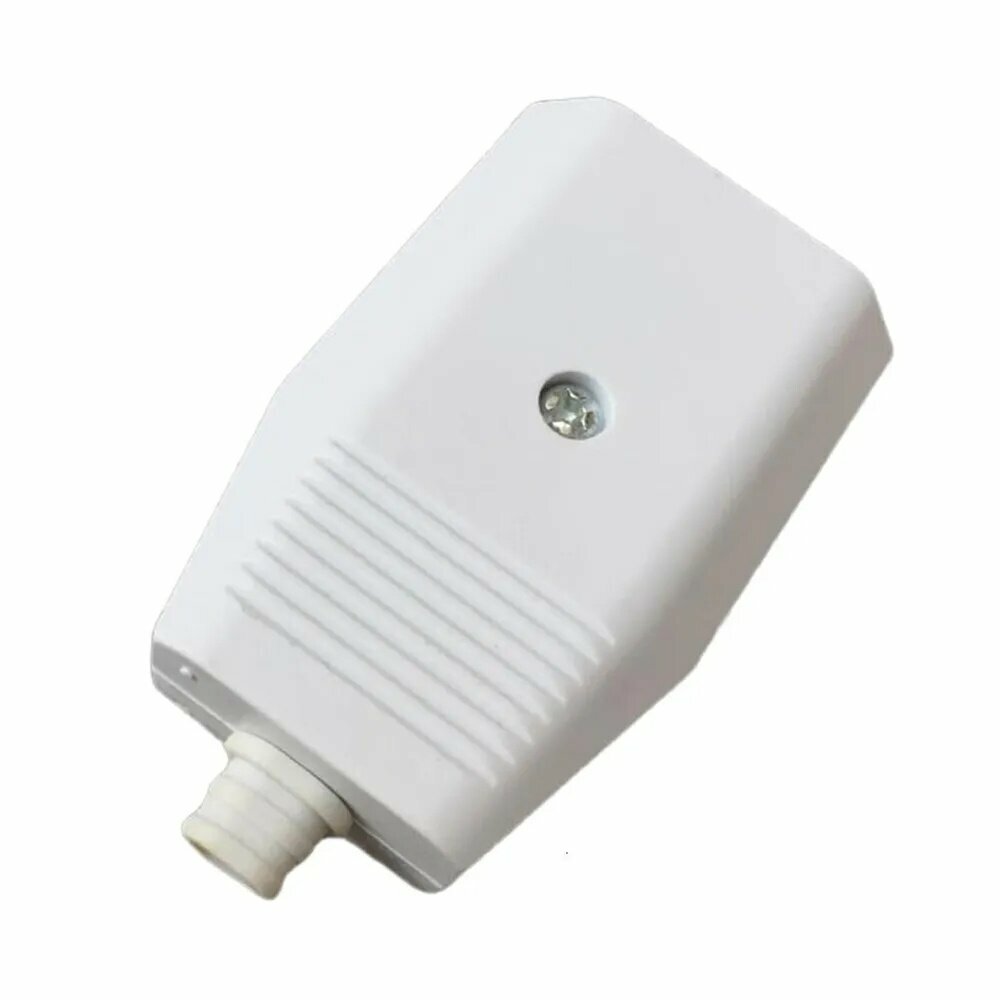 Штепсельная вилка европейского типа белого цвета