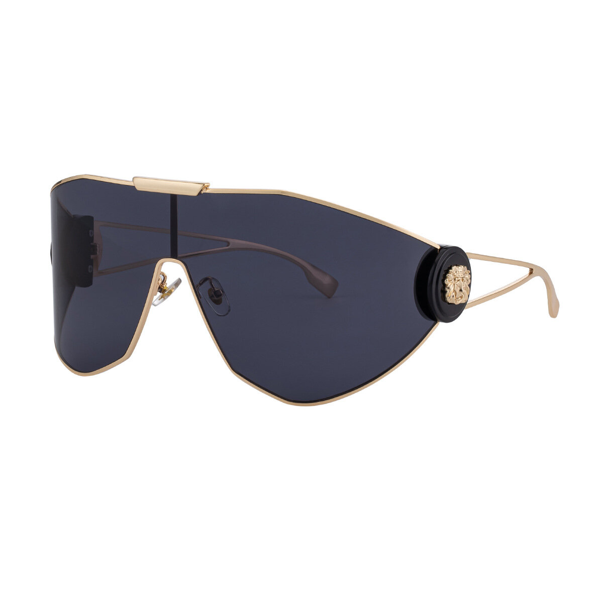 20262025 Новые европейские и американские модные спортивные солнцезащитные очки с полной рамкой для женщин, интегрированные линзы, для велоспорта на открытом воздухе, защита от солнца, женские кросс-бордерные