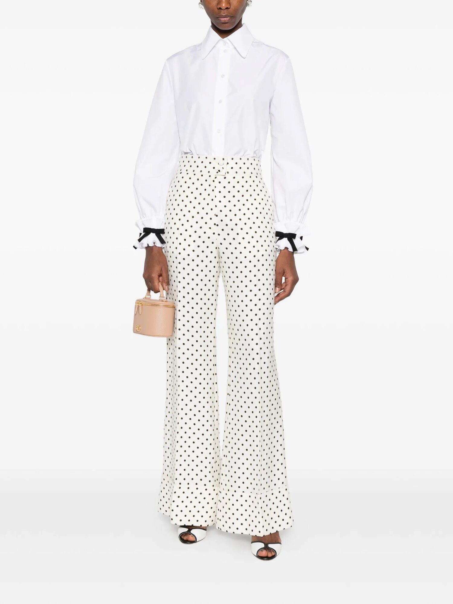 Рубашка Valentino Button shirt, размер 44, белый — фото 1