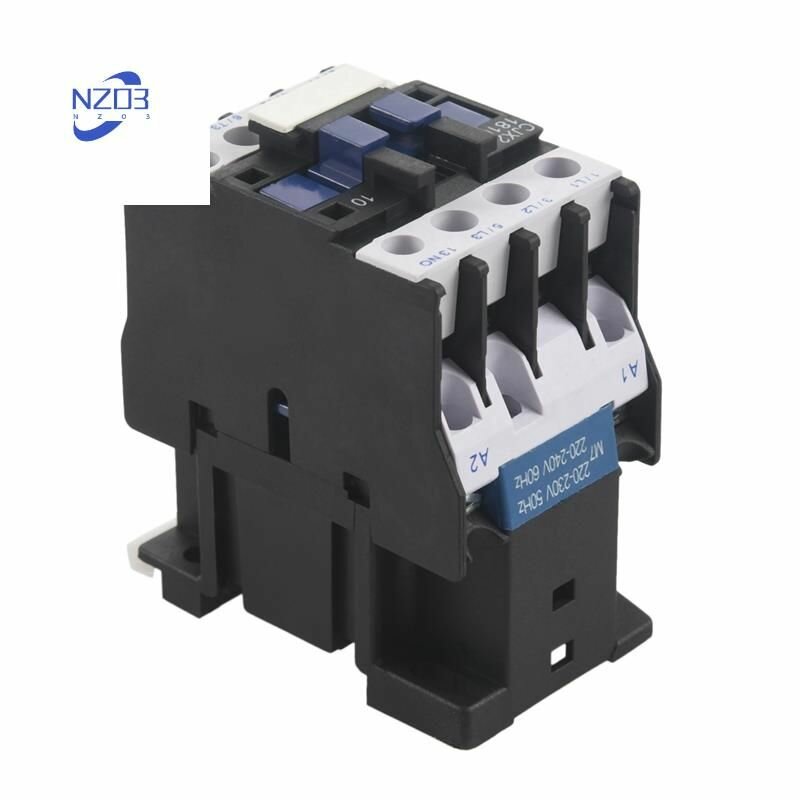 (E C Z S) Силовой контактор переменного тока 1НО 220В 50/60Гц Катушка двигателя Реле стартера 32A 3-фазный-полюсный