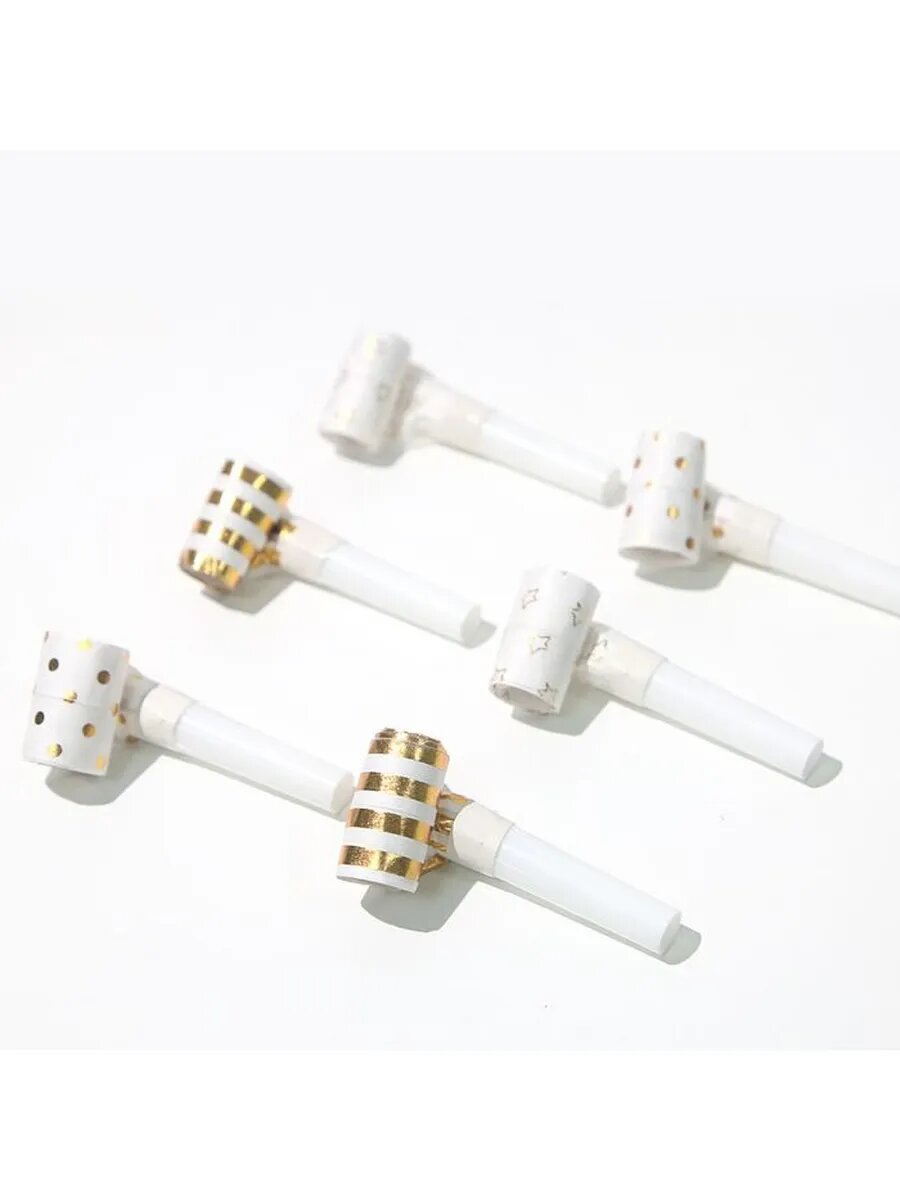 Праздничные дудки Змей с бронзовым эффектом,6 шт