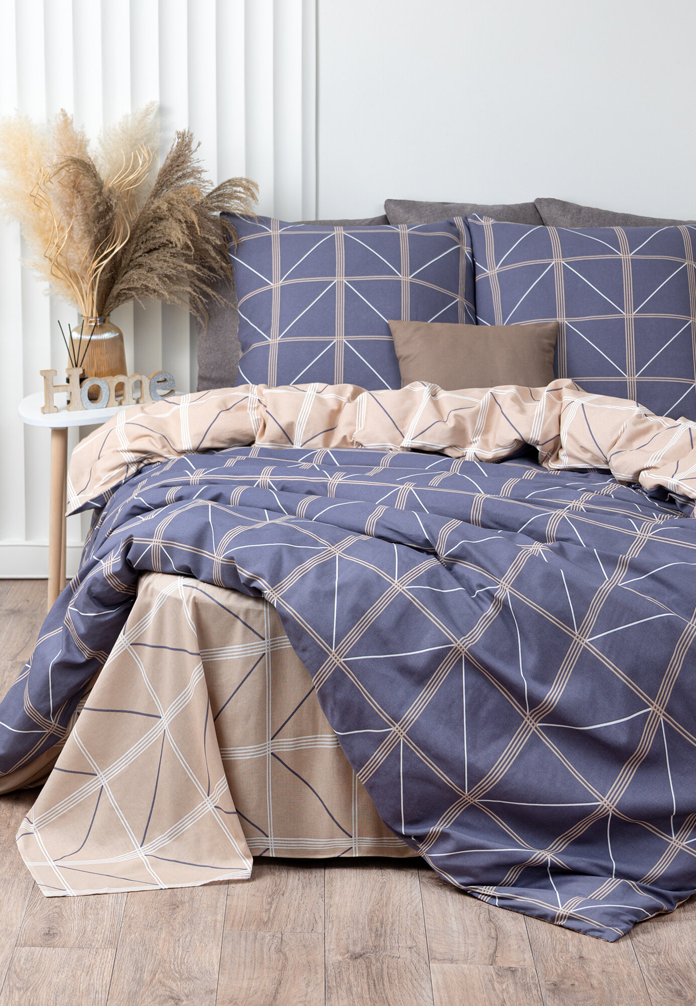 Постельное белье семейное (2 нав. 70х70) Бязь, Хлопок GALTEX Теорема