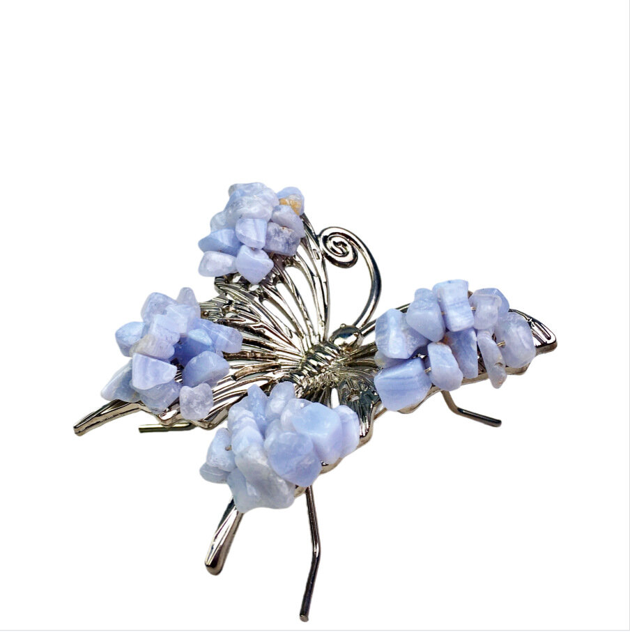 Натуральный кристаллический гравий, бабочка, ручная работа, плетение, DIY декор, орнамент, производитель, оптовая продажа, праздничный подарок