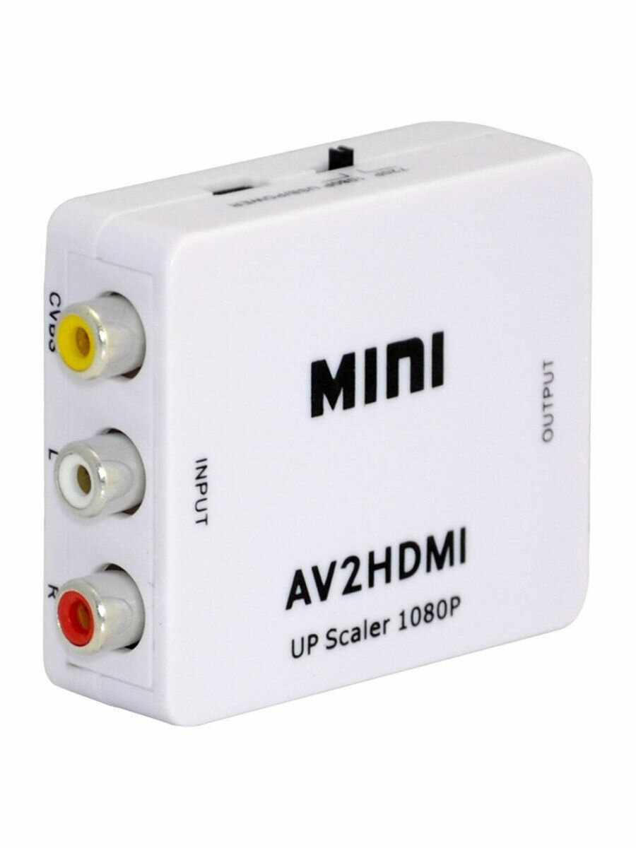 Конвертер из AV в HDMI ( AV2HDMI)/ переходник AV на HDMI