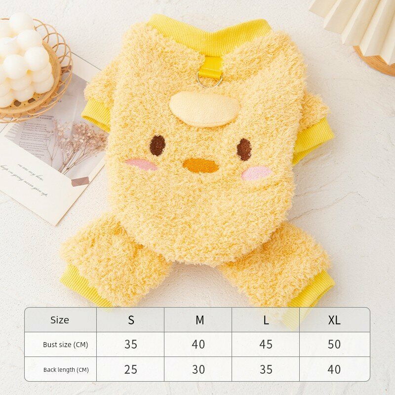 Зимняя кофта-свитер с рисунком цыпленка, размер XL для крупных кошек 10-14 фунтов, противопадения шерсти, теплая,