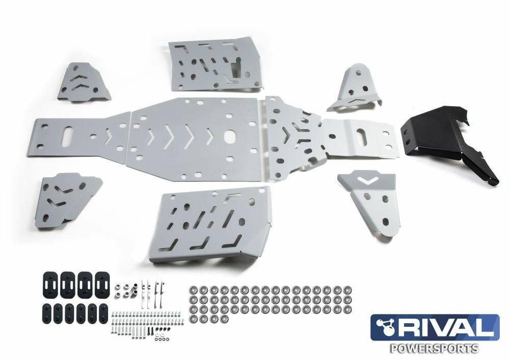 Защита днища для квадроцикла LONCIN XWOLF 700(2023-), алюминиевая