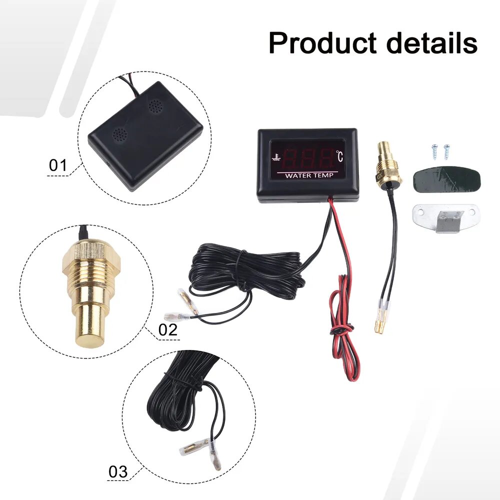 Комплект цифровых датчиков температуры воды и Датчик для автомобильного двигателя