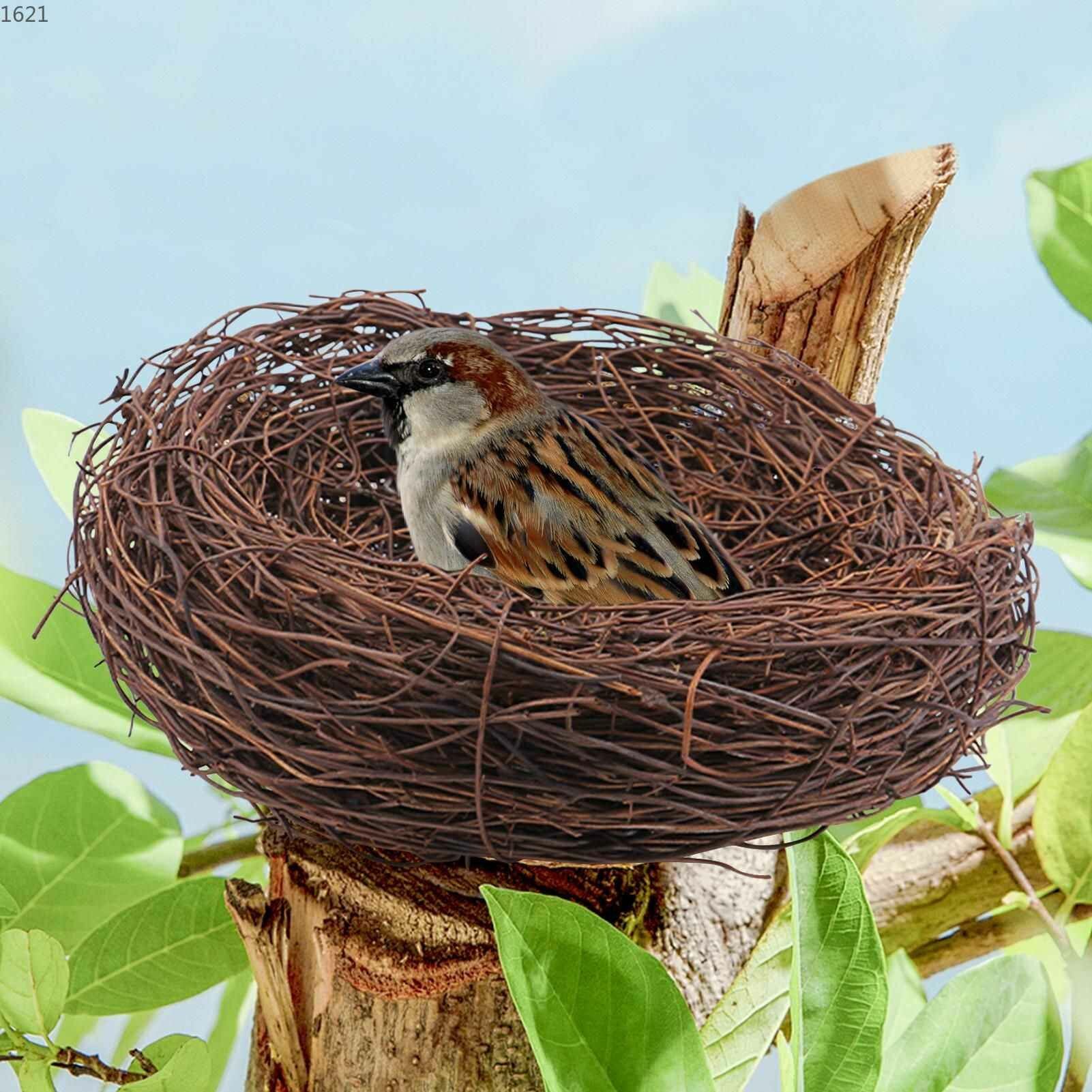 Пасхальное птичье гнездо Теплое дышащее искусственное164