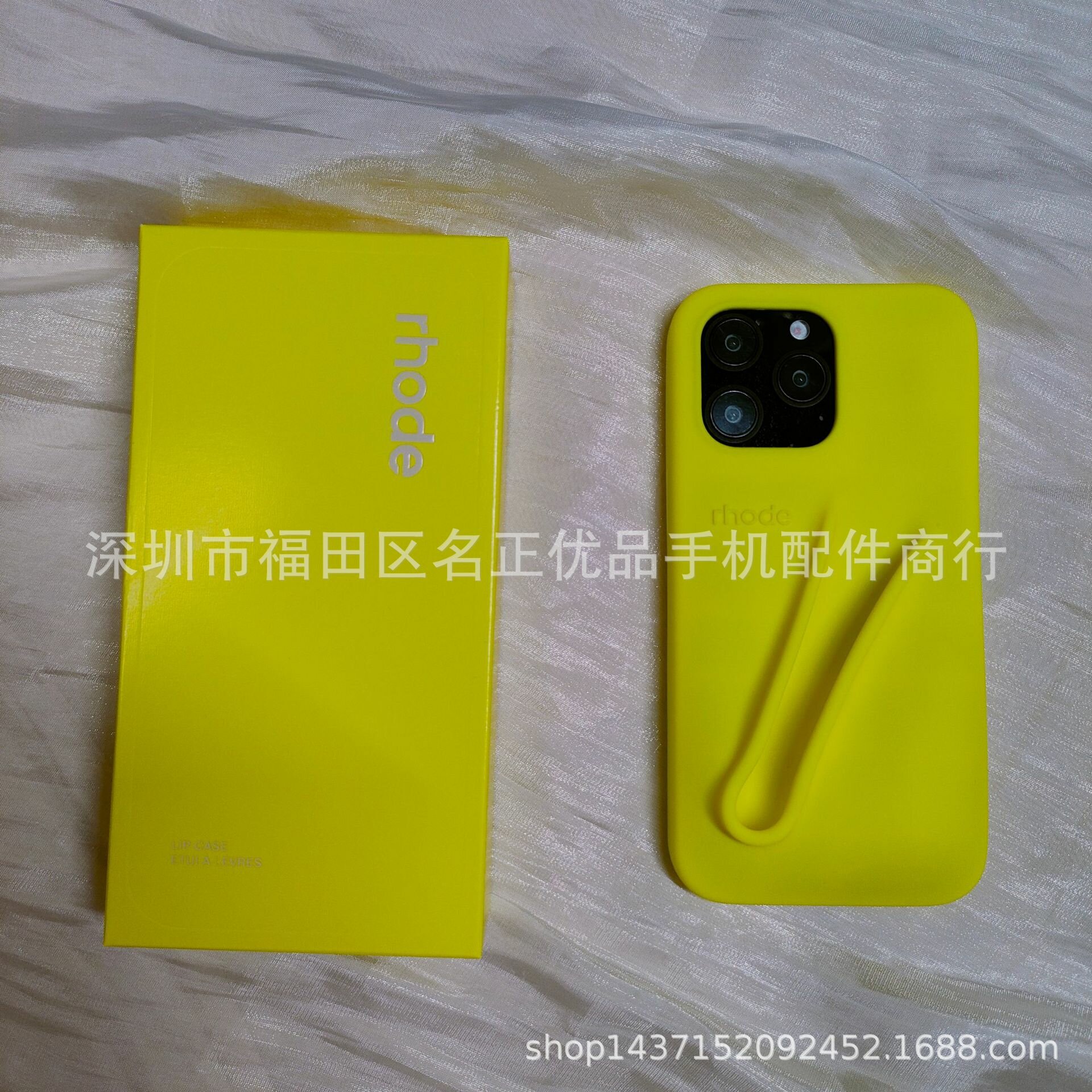 Чехол для iPhone 16 Pro Max в стиле Rhode Hailey, силиконовый, с губной помадой Apple, для iPhone 15 Pro и 14