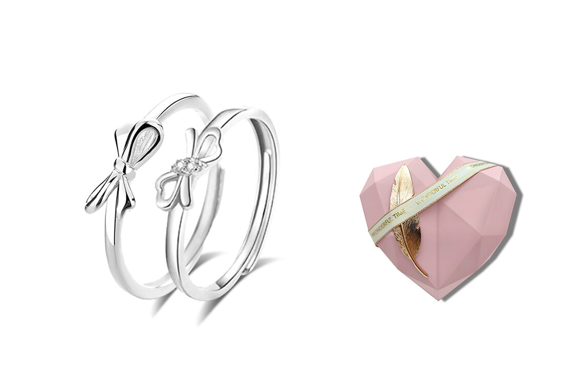 Кольцо переплетенное, Swarovski Zirconia