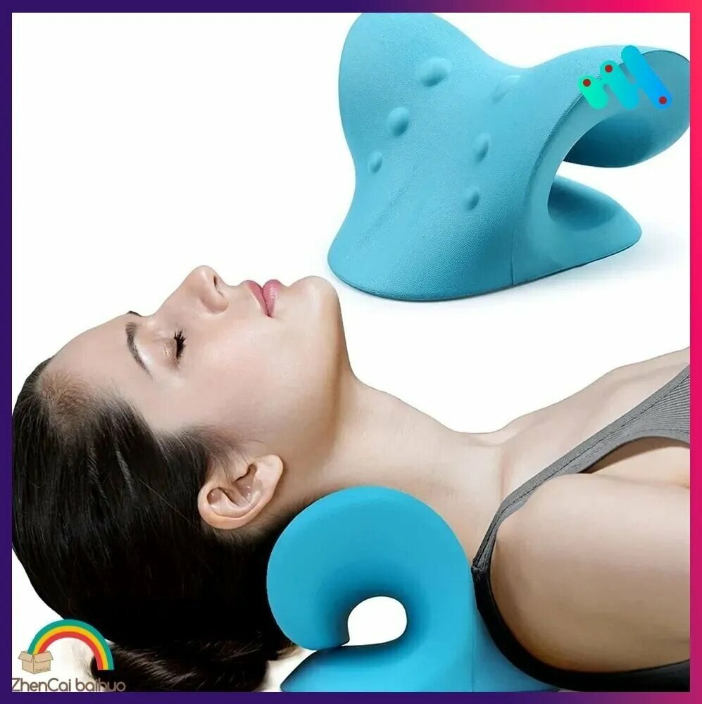 Растяжитель для шеи и плеч, растяжка для шейного отдела позвоночника, подушка для вытяжения