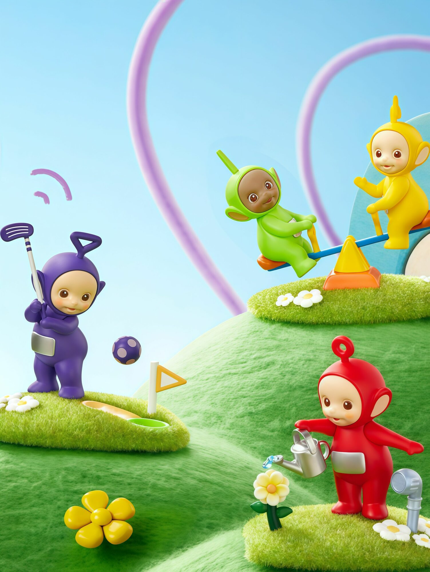 Телепузики/Teletubbies Слепая Коробка Фигурка