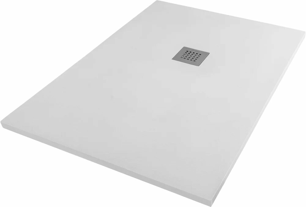 Поддон для душа Starohome Solid 1237421 120x90 см, из литьевого мрамора, прямоугольный, низкий, с антискользящим покрытием