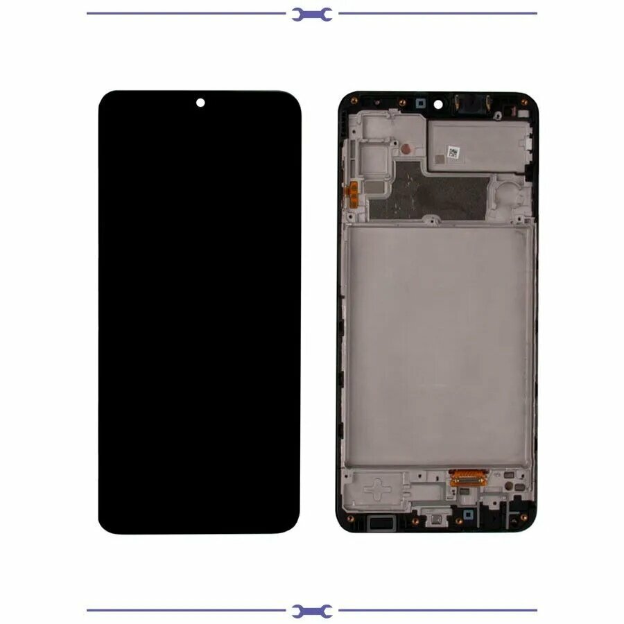 Дисплей для Samsung Galaxy M32 M325F модуль Черный - Premium