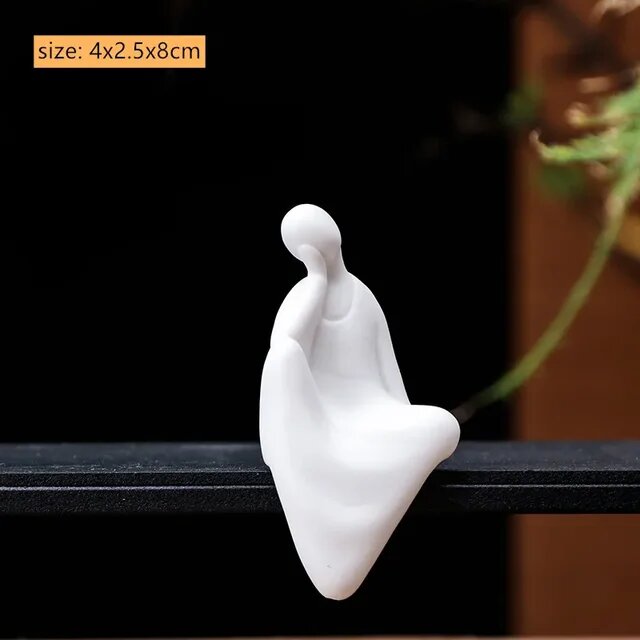 Керамические украшения в стиле дзен, фигурки чайных питомцев, статуэтки Будды, китайские чайные сервизы, маленькие фигурки монахов, аквариумы, украшения для бонсай, настольные украшения, изделия ручной работы.