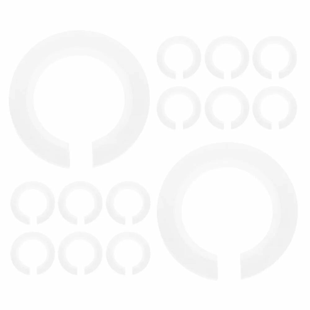 Набор из 30 пластиковых переходных колец абажура с е27 на е14 для домашнего освещения