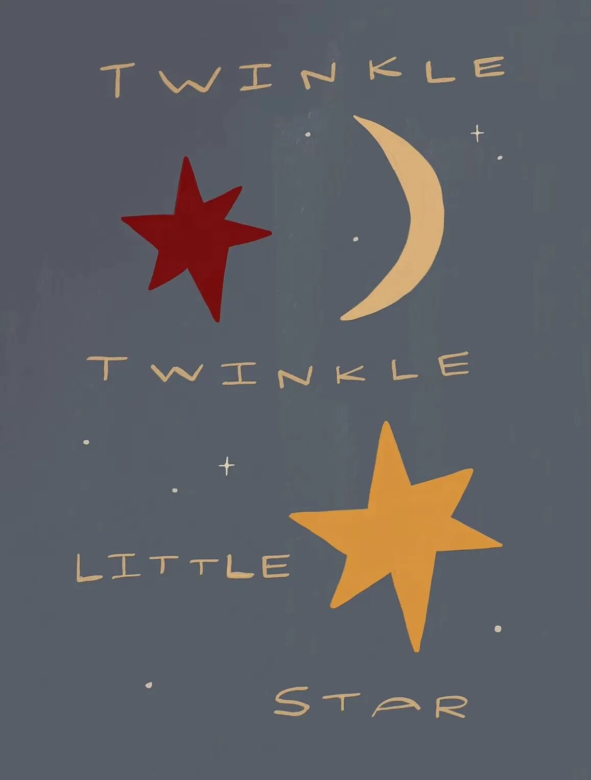 Плакат "Twinkle Twinkle Little Star" 20x30см, SKU-01