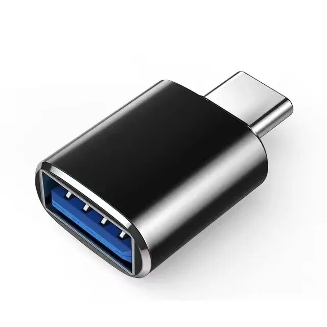 Адаптер USB Type-C на USB 3.0 Black для iPhone, Samsung, Xiaomi