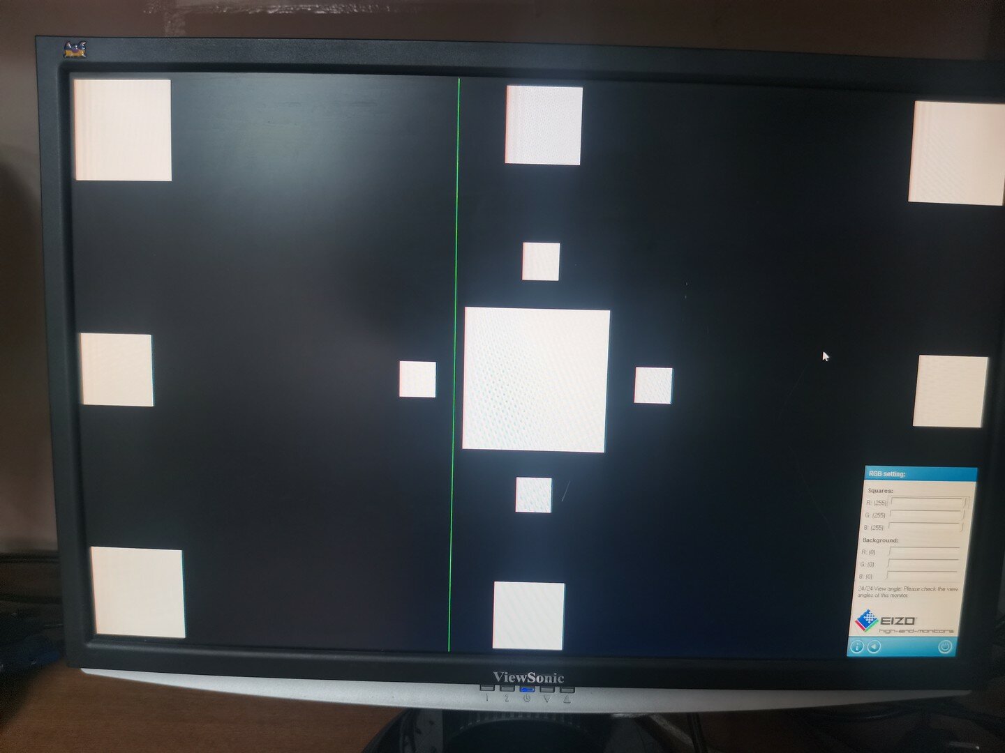 Монитор 22" ViewSonic VX2240W VGA, DVI Дефект!! Полоса на экране
