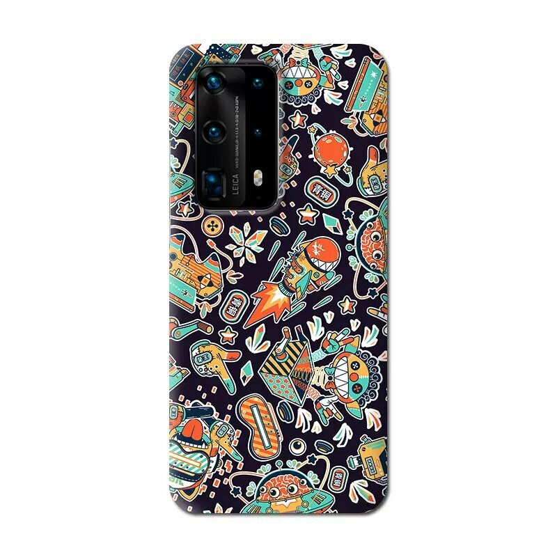 Ультратонкий защитный чехол для Huawei P40, полная защита, устойчивость к царапинам, мягкая текстура, цвет 2064