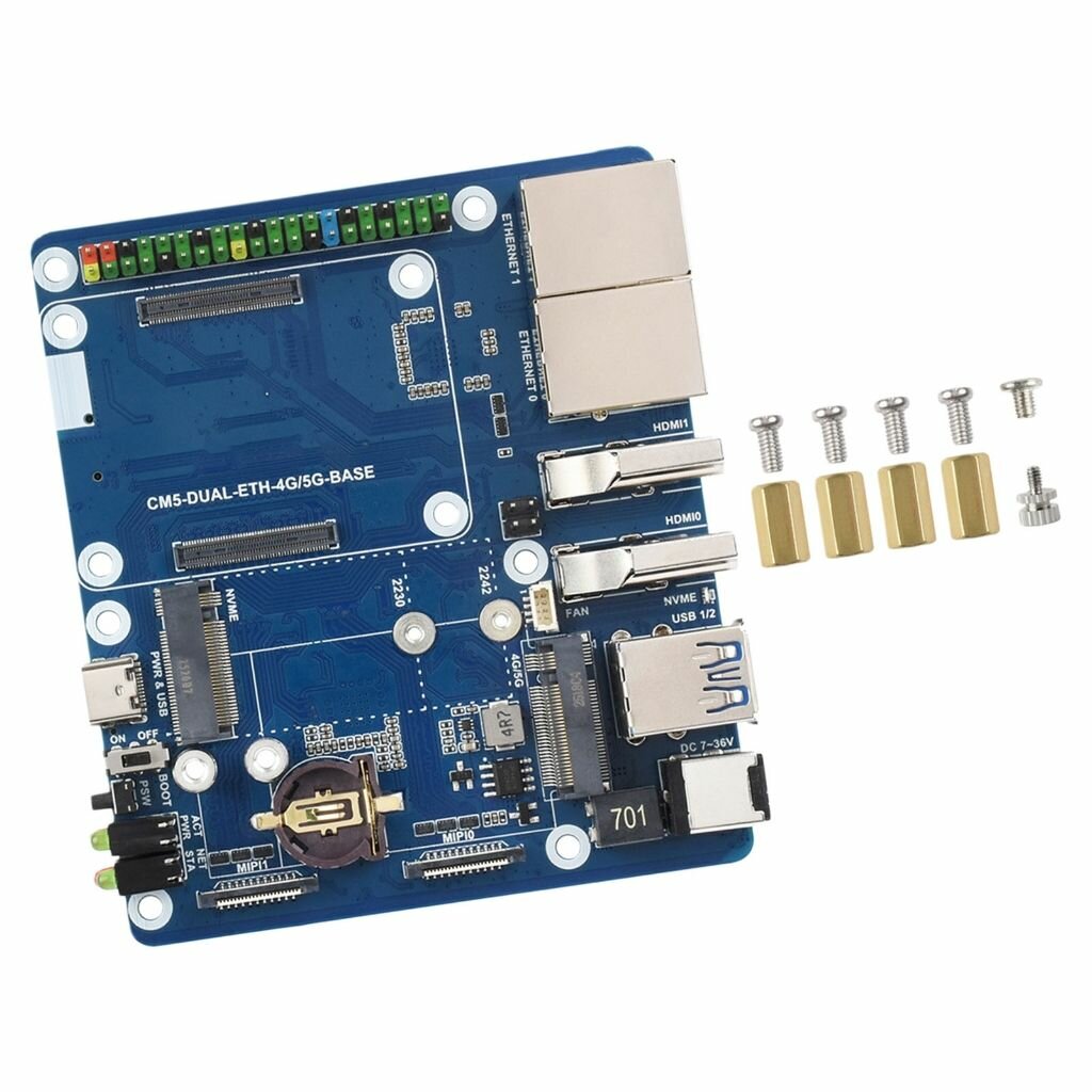 Подходит для платы расширения с двумя сетевыми портами Raspberry Pi CM5