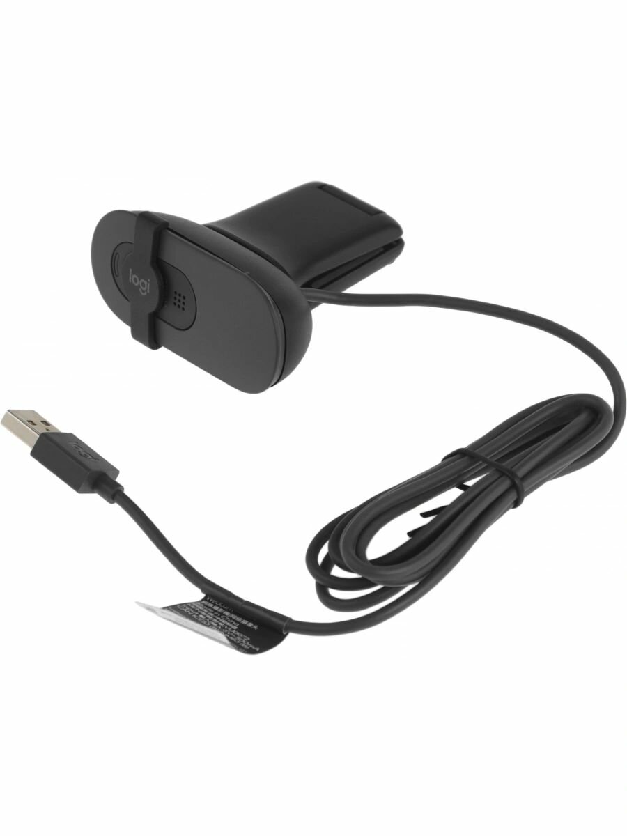 Веб-камера Logitech HD Webcam Brio 105, графитовый (960-001592)