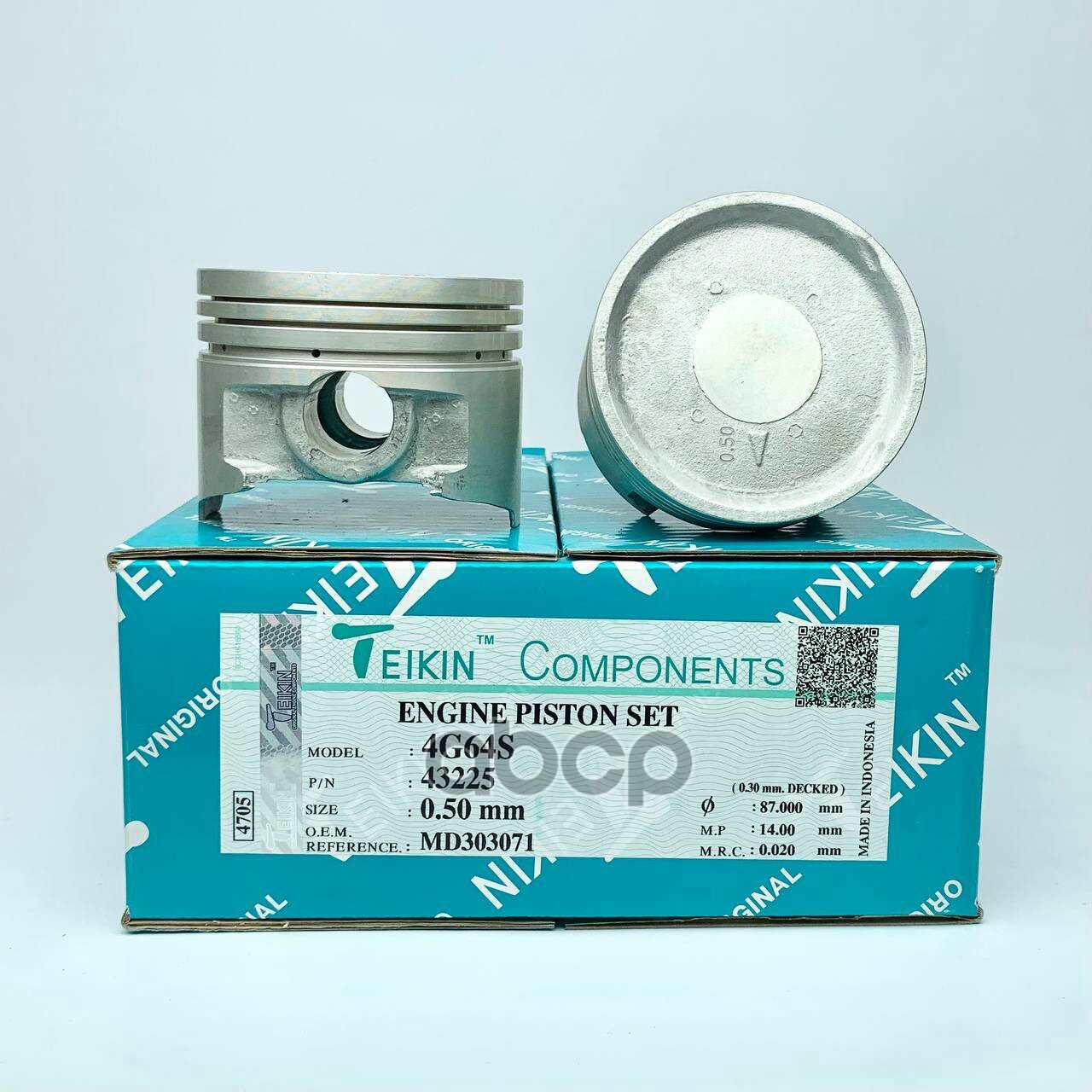 Комплект поршней 4G64(4шт. без колец) TEIKIN арт. 43225050