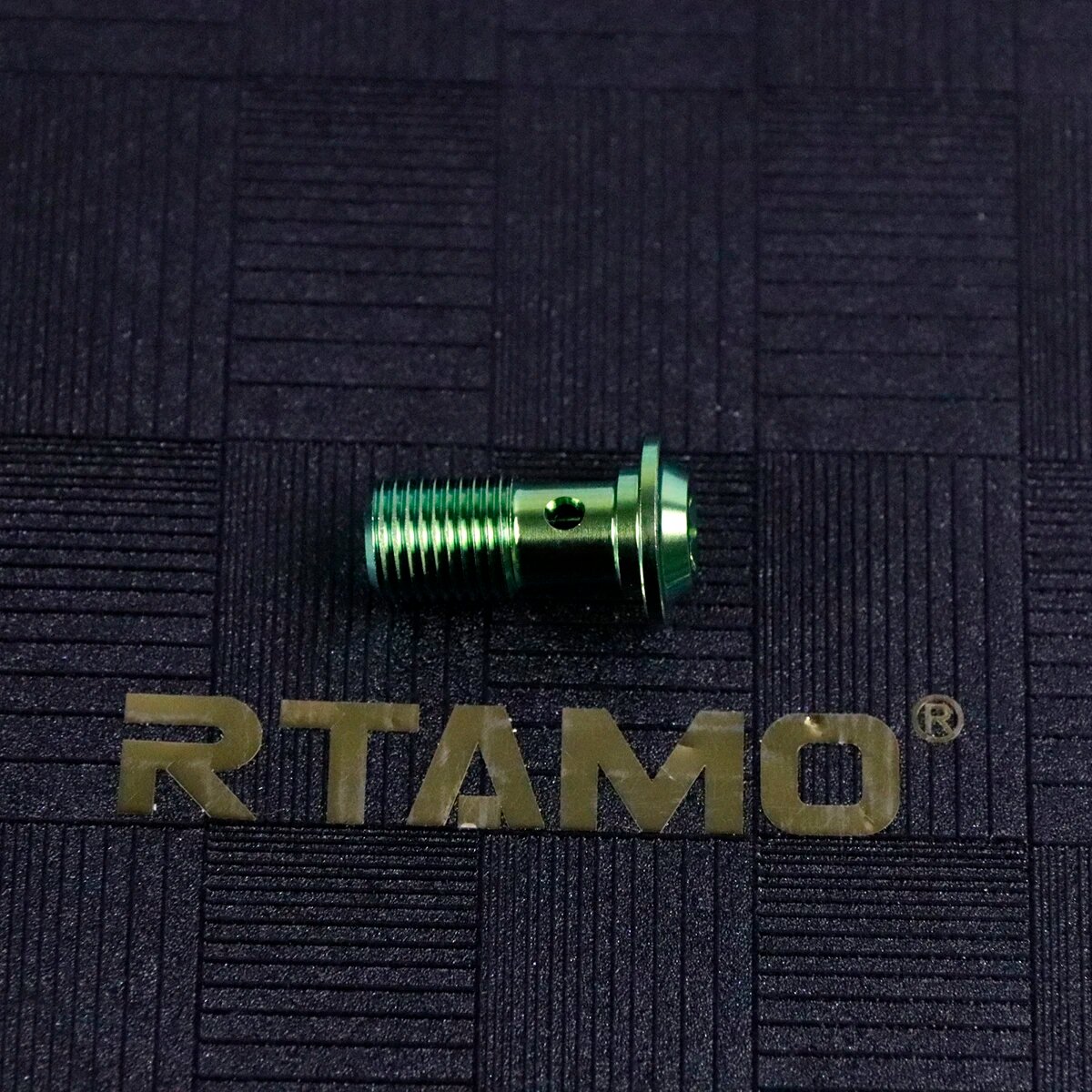 RTAMO Титановый болт банджо M10X1.0P/1.25P Green, M10X1.25P